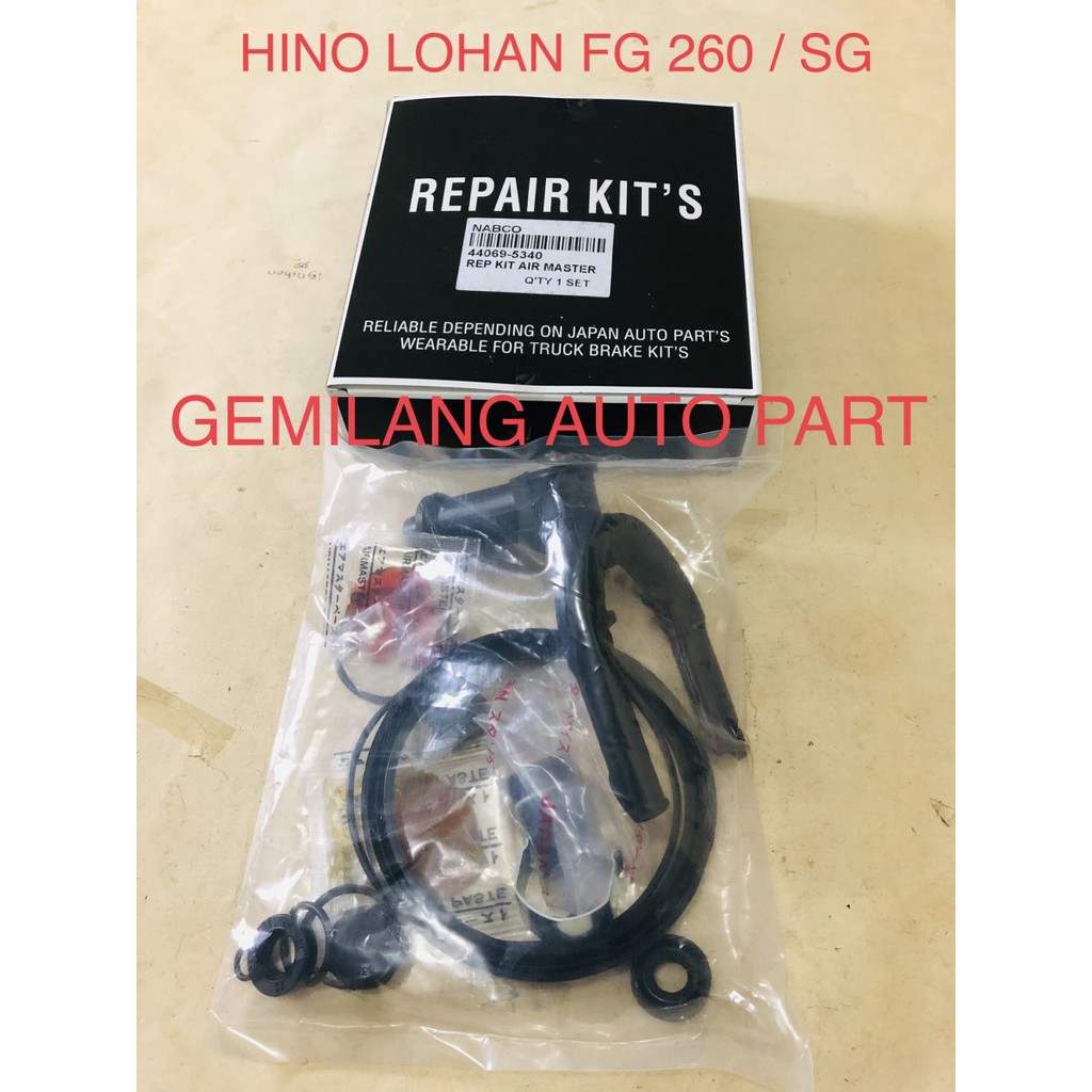 Jual KIT SERVO REM / AIR MASTER KIT 1 SET HINO LOHAN ENGKEL (NAPCO) | Shopee Indonesia