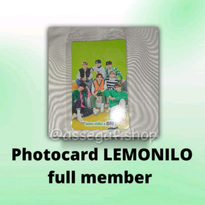 Jual OFFICIAL Photocard Lemonilo x NCT DREAM full member | Shopee Indonesia