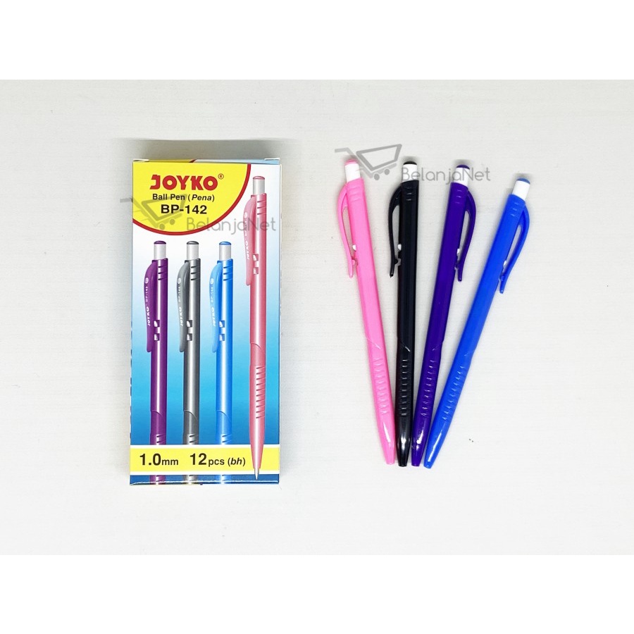 Jual Pen Cetek Pulpen Ballpoint Ball Pen Joyko BP-142 1.0mm [1 LUSIN] | Shopee Indonesia