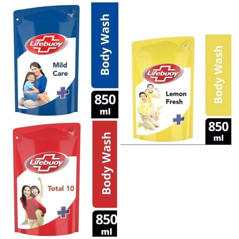 Jual Lifebuoy Body Wash Pouch 825 ml (kemasan baru) | Shopee Indonesia