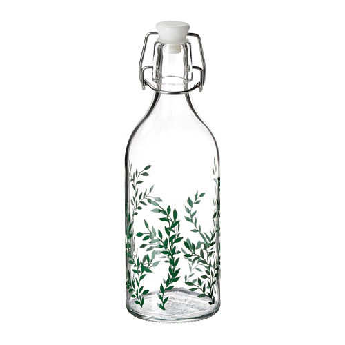 Jual Botol Kaca Motif Tempat Juice Tempat Botol Minuman Kaca 0.5L ...