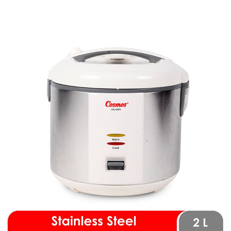 Jual Rice Cooker Cosmos 2L Inner Pot Stainless CRJ 9303 / CRJ 9308 ...