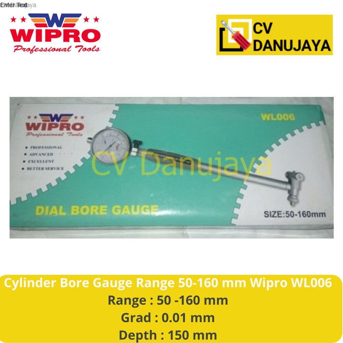 Jual Cylinder Bor Drille Gauge Alat Ukur Range 50-160 mm Wipro WL006 | Shopee Indonesia