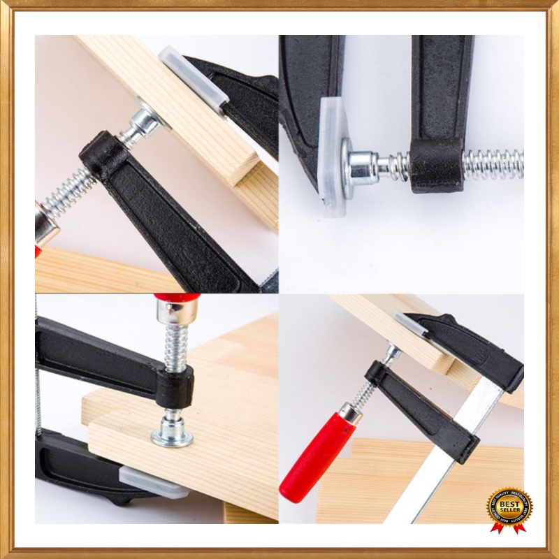 Jual Jual WORKPRO Klem Jepit F Clamp Papan Kayu Heavy Duty Woodworking ...