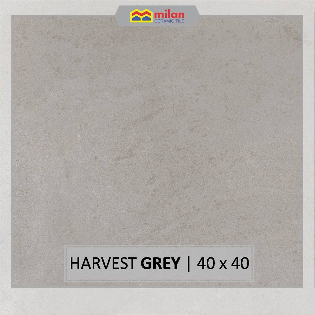 Jual MilanTiles - MILAN Harvest Grey 40x40 cm | Shopee Indonesia