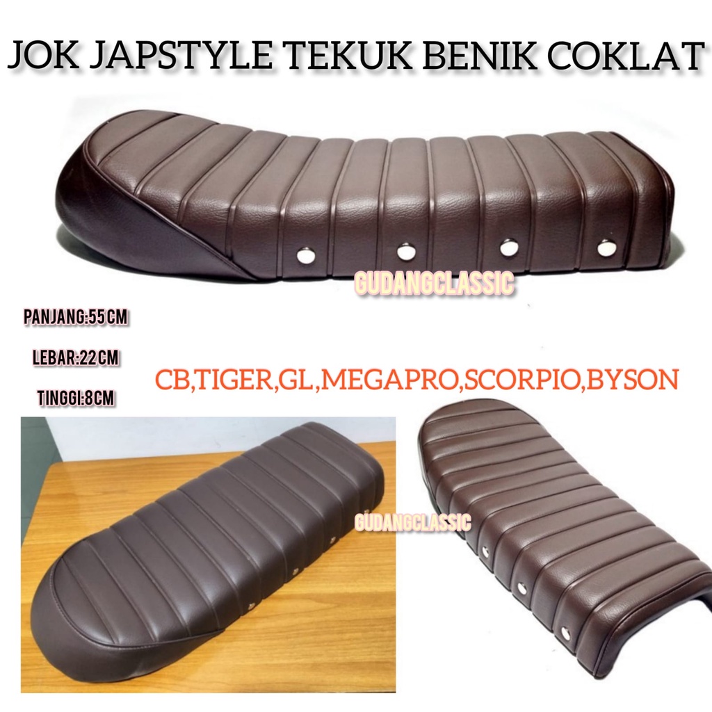 Jual Jok Japstyle Motif Roti Sadel Motor Custom | Shopee Indonesia