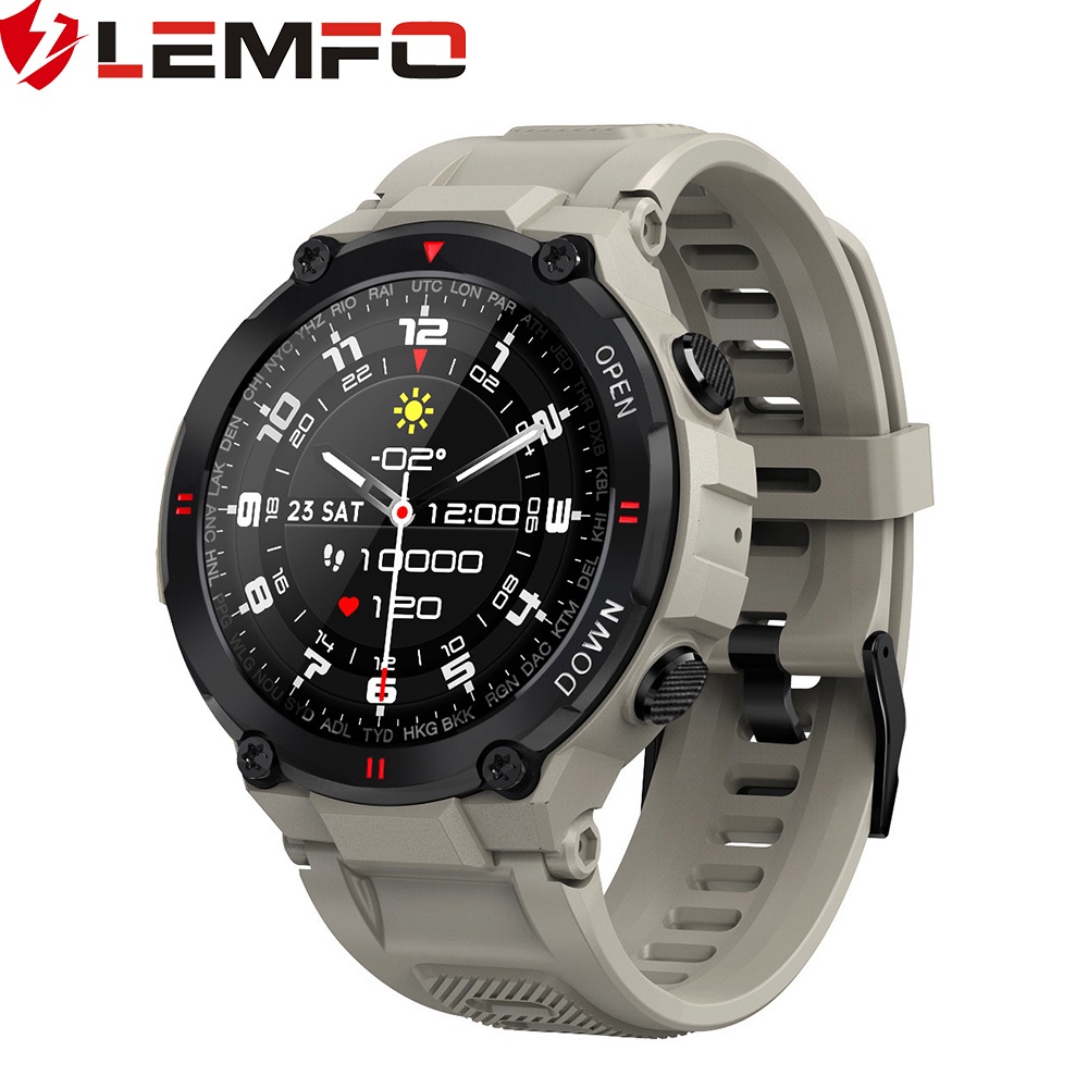 Jual LEMFO K22 Smart Watch Bluetooth Call Full Touch Screen 400Mah Big ...