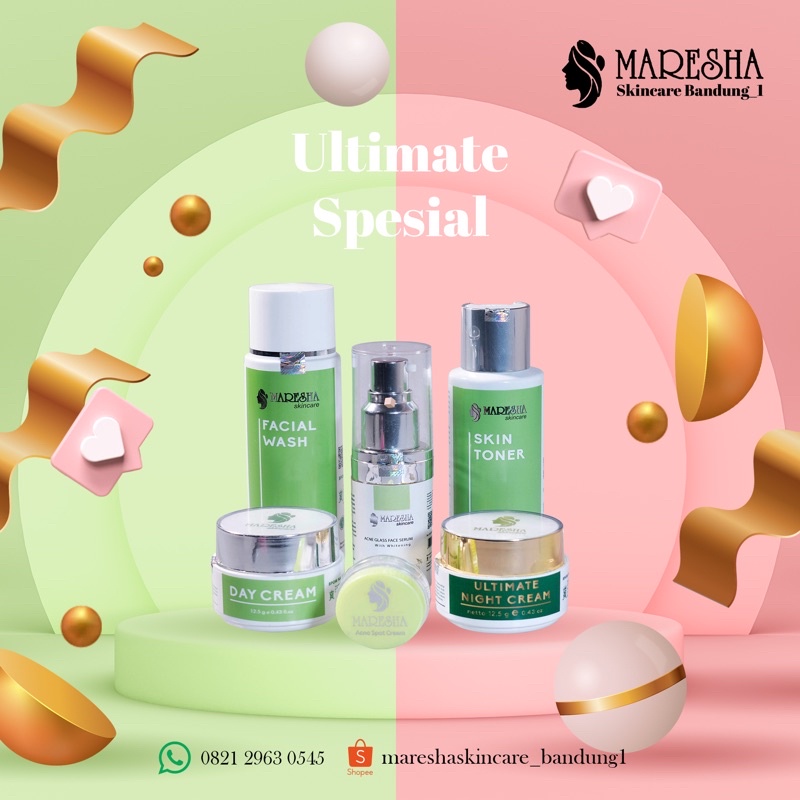 Jual MARESHA SKINCARE ULTIMATE ACNE/ PLUS / SPESIAL (FREE GIFT ...
