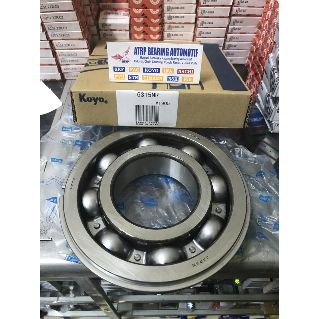 Jual BALL BEARING 6315 NR KOYO JAPAN ORIGINAL | Shopee Indonesia