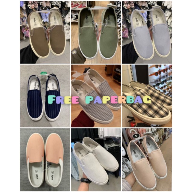 Jual sepatu rubi slip on new arrivals !!! | Shopee Indonesia