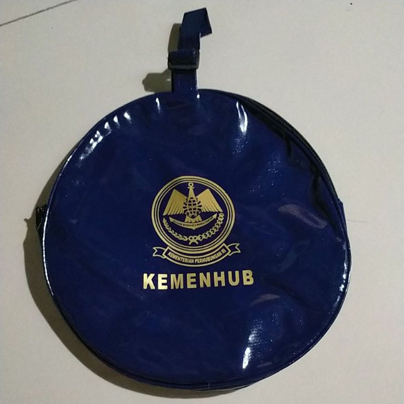 Jual sarung topi Pet / Pad / Ped Perhubungan Biru Kemenhub Dishub ...