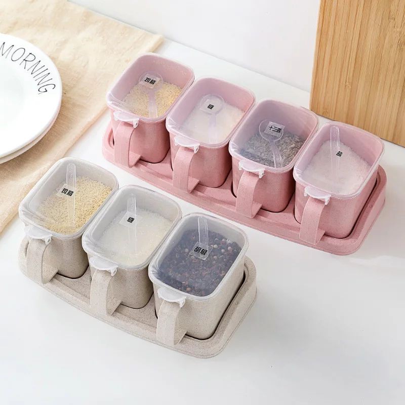 Jual Kotak Bumbu Dapur 3in1 Tempat Bumbu Garam Gula Msg Bubuk Rempah ...