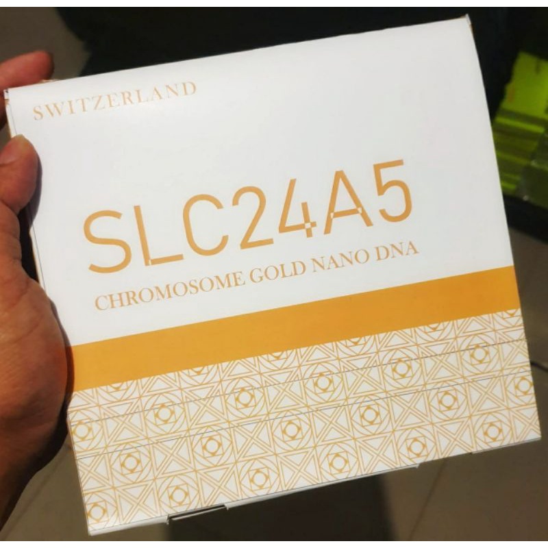 Jual NEW SLC24A5 CHOMOSOME GOLD NANO DNA INFUS WHITENING SLC gold ...