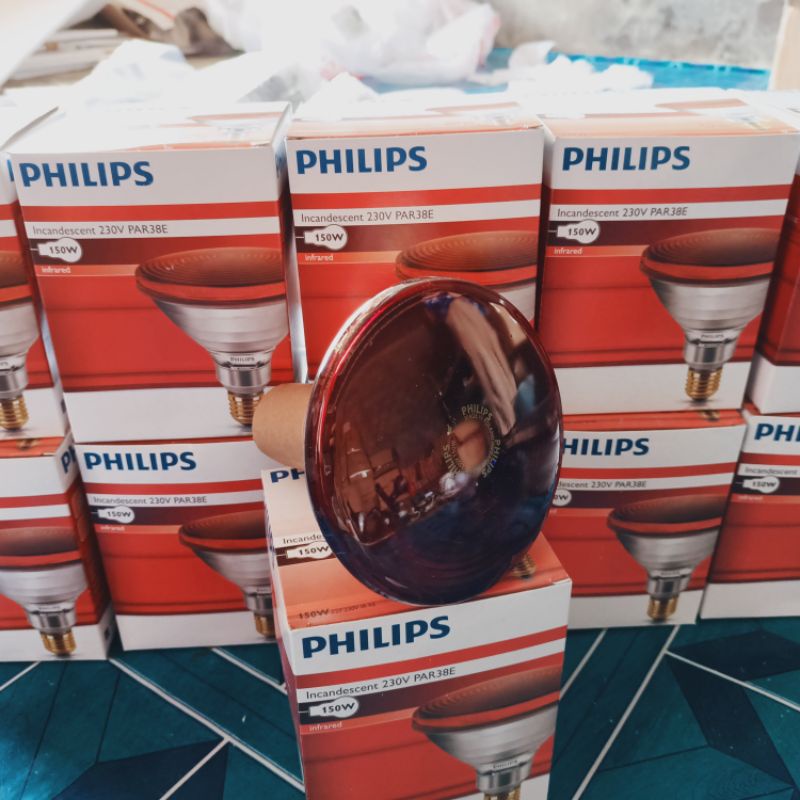 Jual (ORI PHILIPS) LAMPU TERAPI INFRARED PHILLIPS INFRA RED SINAR ...