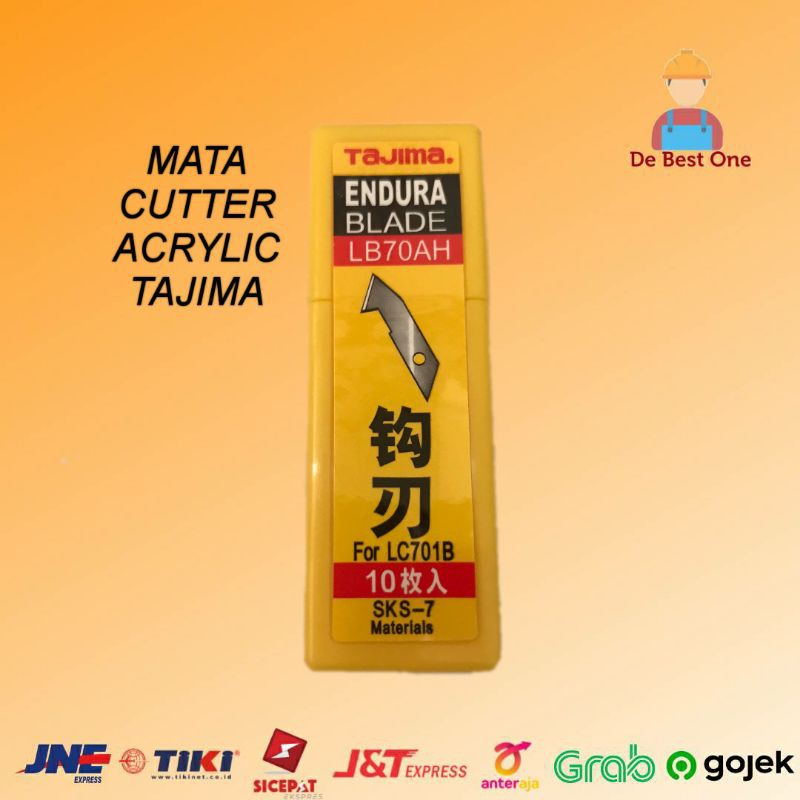 Jual Mata Cutter Acrylic Tajima isi 10 pcs / Mata Kater Akrilik Tajima ...