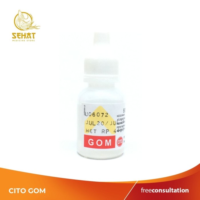 Jual CITO GOM GLYCERIN 10% - obat sariawan - 8ml | Shopee Indonesia
