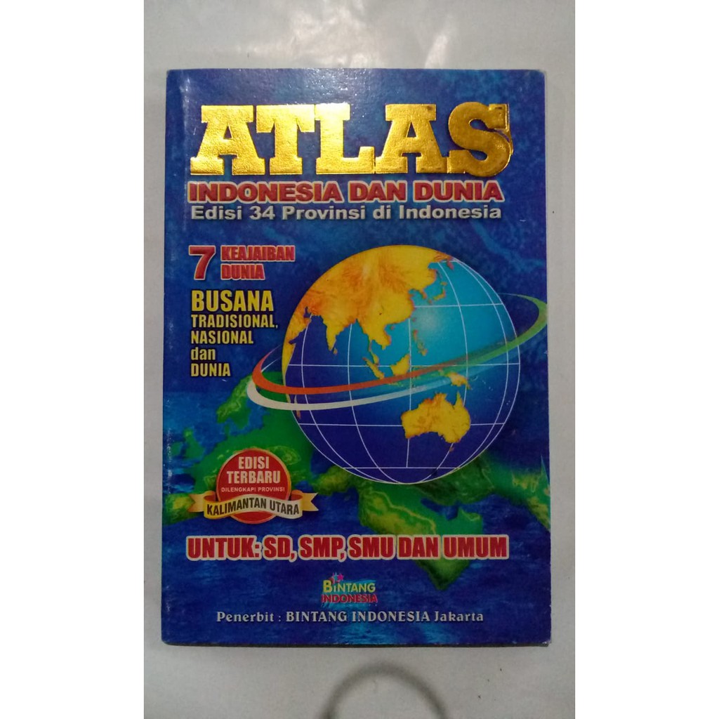 Jual ATLAS Peta Indonesia dan Dunia | Shopee Indonesia