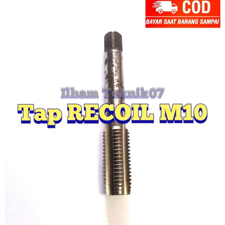 Jual handtap tap recoil senai recoil tap m10 tap baut drat 14 tap ...