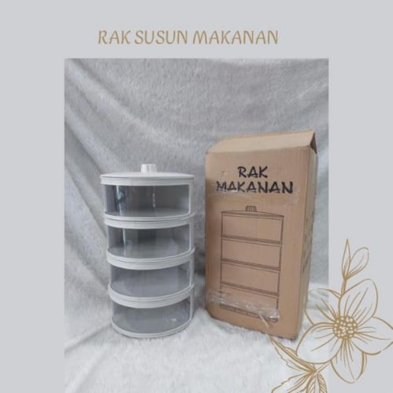 Jual RAK MAKANAN SUSUN PUTIH | Shopee Indonesia