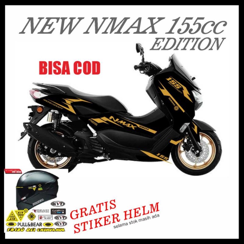 Jual STRIPING STICKER BODY CUTTING YAMAHA NEW NMAX 2020 GOLD EDITION ...