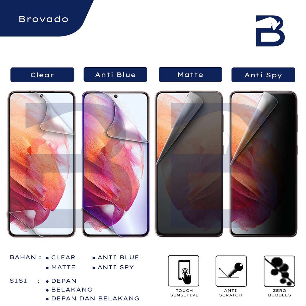 Jual Hydrogel Premium Sparta BlackBerry Keyone Anti Gores Screen ...