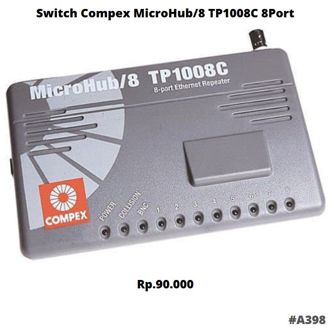 Jual Switch Compex MicroHub/8 TP1008C 8Port #A398 | Shopee Indonesia