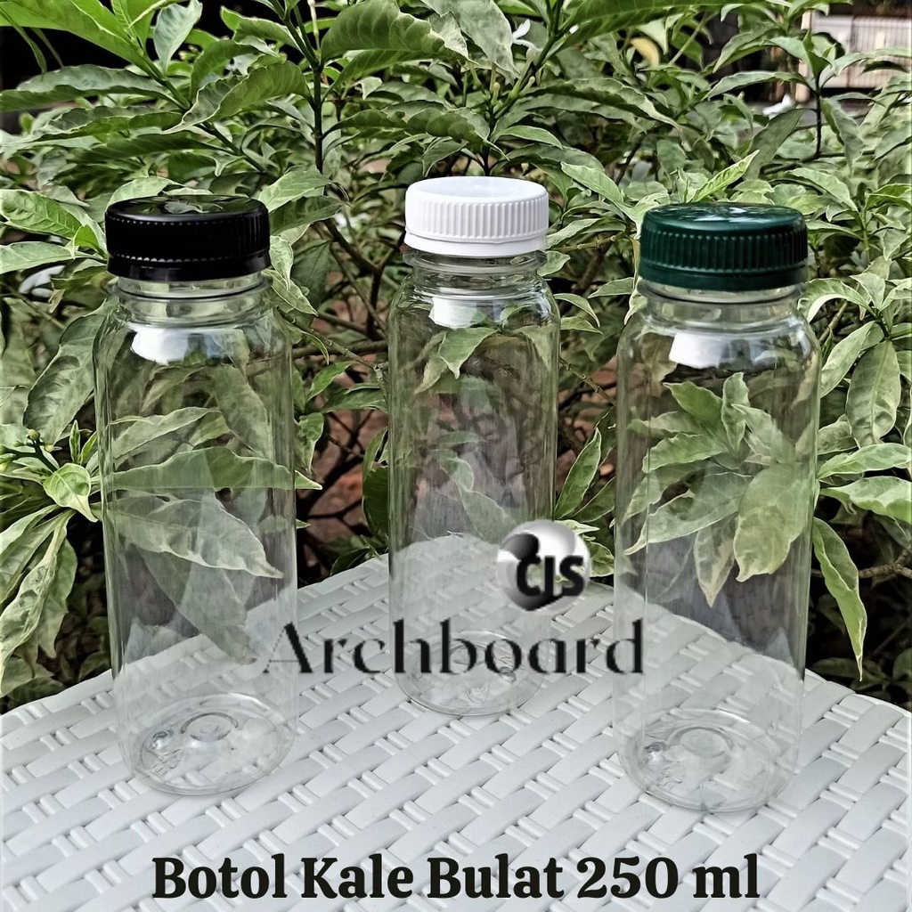 Jual Botol Plastik Kale 250 ml / Botol Jus 250 Ml + Segel | Shopee ...