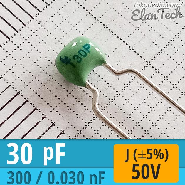 Jual 30pF / 300 MLCC Torch Ceramic Capacitor 30 pF Kapasitor elant33 Ayo Beli | Shopee Indonesia