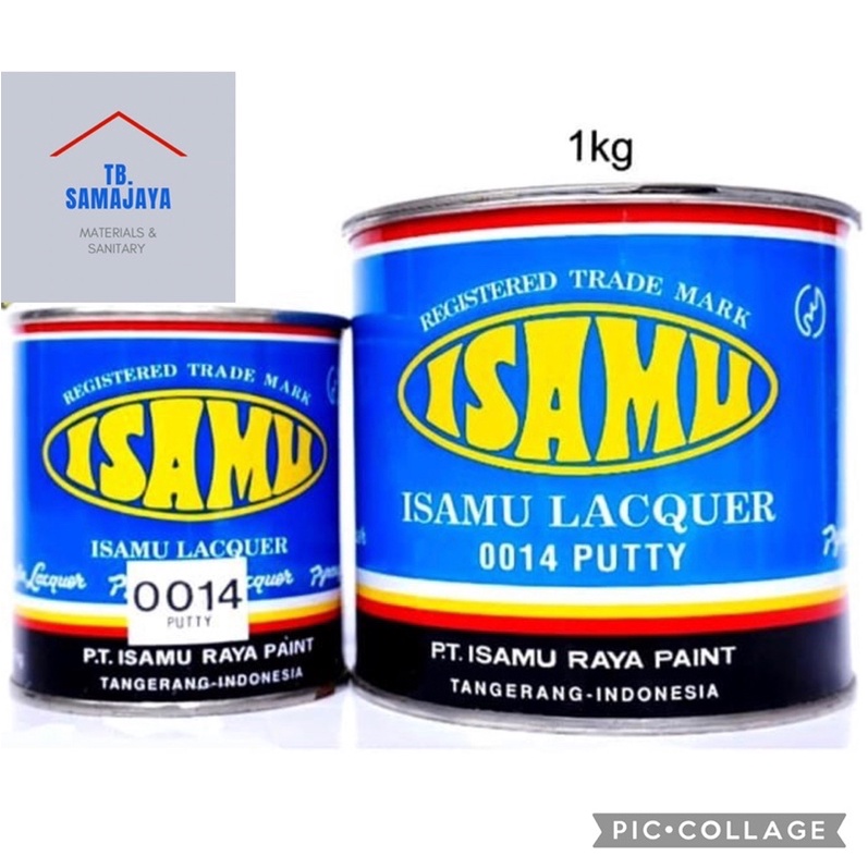 Jual DEMPUL ISAMU 1 kg. Dempul mobil abu2 langsung pakai tanpa campuran ...