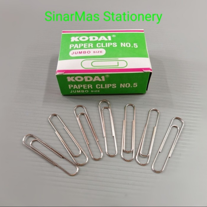 Jual Paper Clip no 5 Kodai - Paper Klip - Trigonal Clip no 5 - Penjepit ...