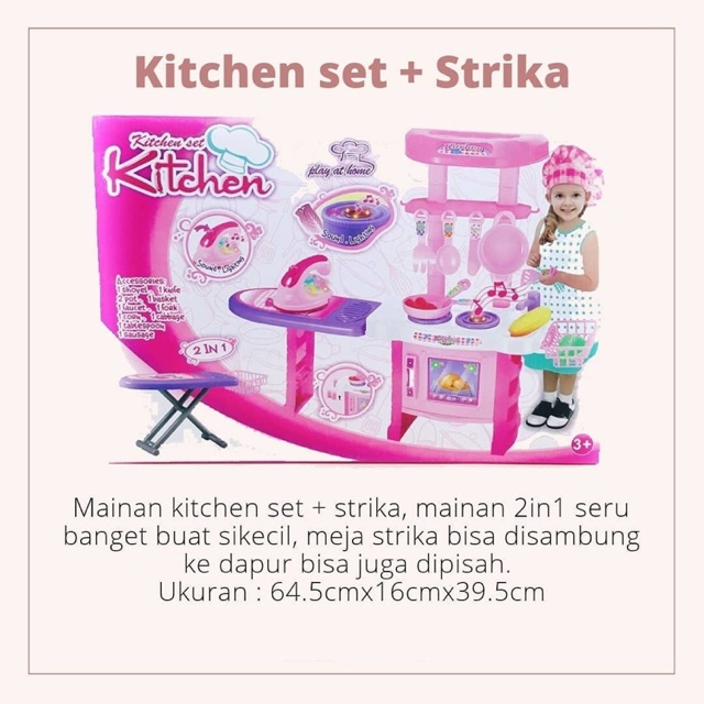 Jual Kitchen Set + Strika 2 in 1 | Shopee Indonesia