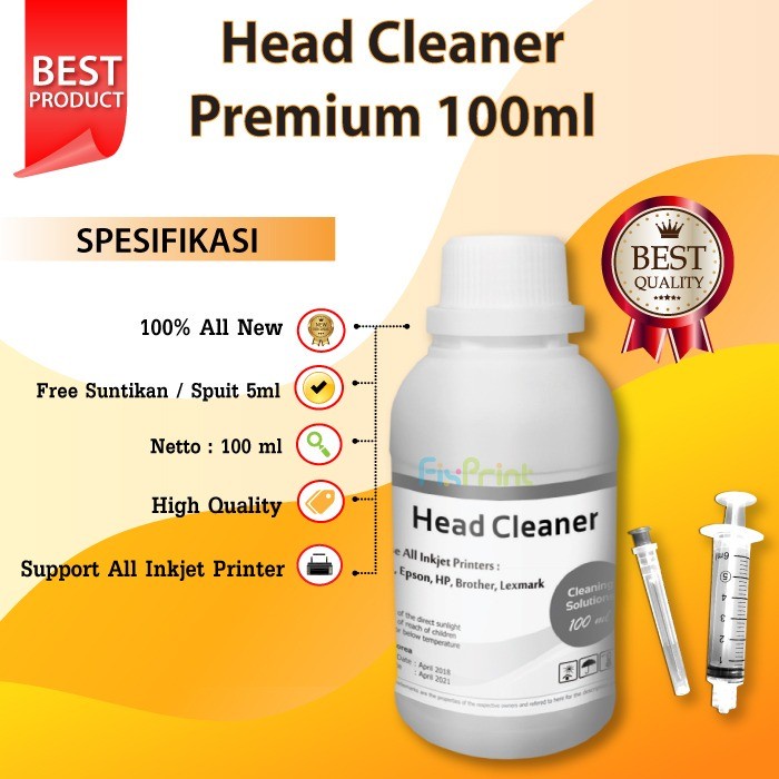 Jual Head Cleaner Premium Korea Inktec Original Re-Packaging Kemasan ...
