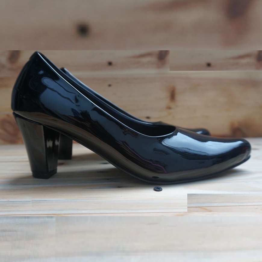 Jual SEPATU KERJA KANTOR HIGH HEELS UJUNG LANCIP RUNCING WANITA UKURAN ...