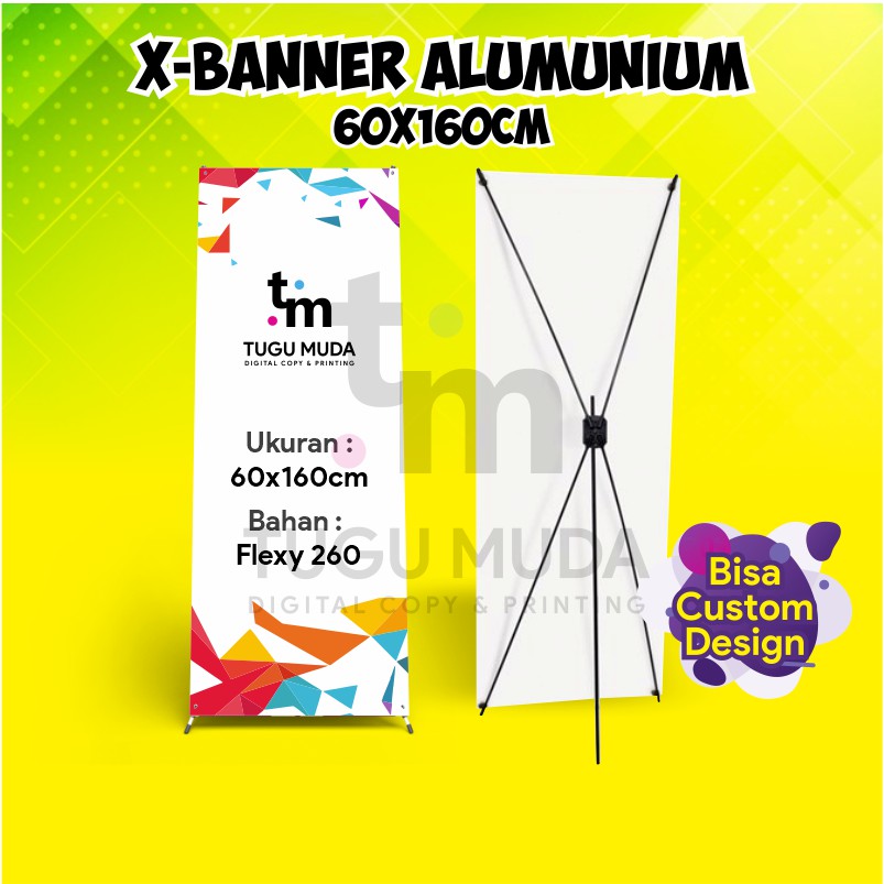 Jual Cetak X-Banner Outdoor|Display Standing Banner 60x160cm | Shopee ...
