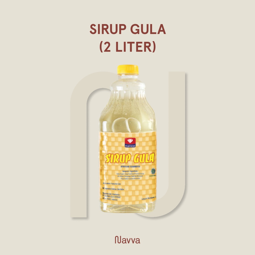 Jual 2 L Diamond Sugar Syrup / Barista Sirup Gula Konsentrat Cair ...