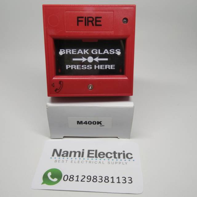 Jual System Sensor M400K Break Glass Manual Call Point | Shopee Indonesia