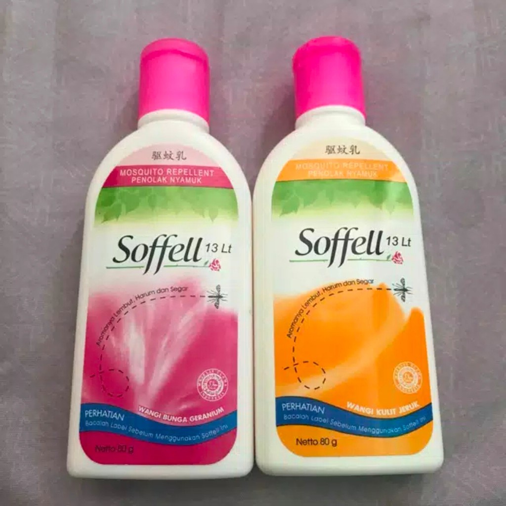Jual SOFFELL Penolak Nyamuk Wangi Bunga Geranium dan Kulit Jeruk 80 g ...