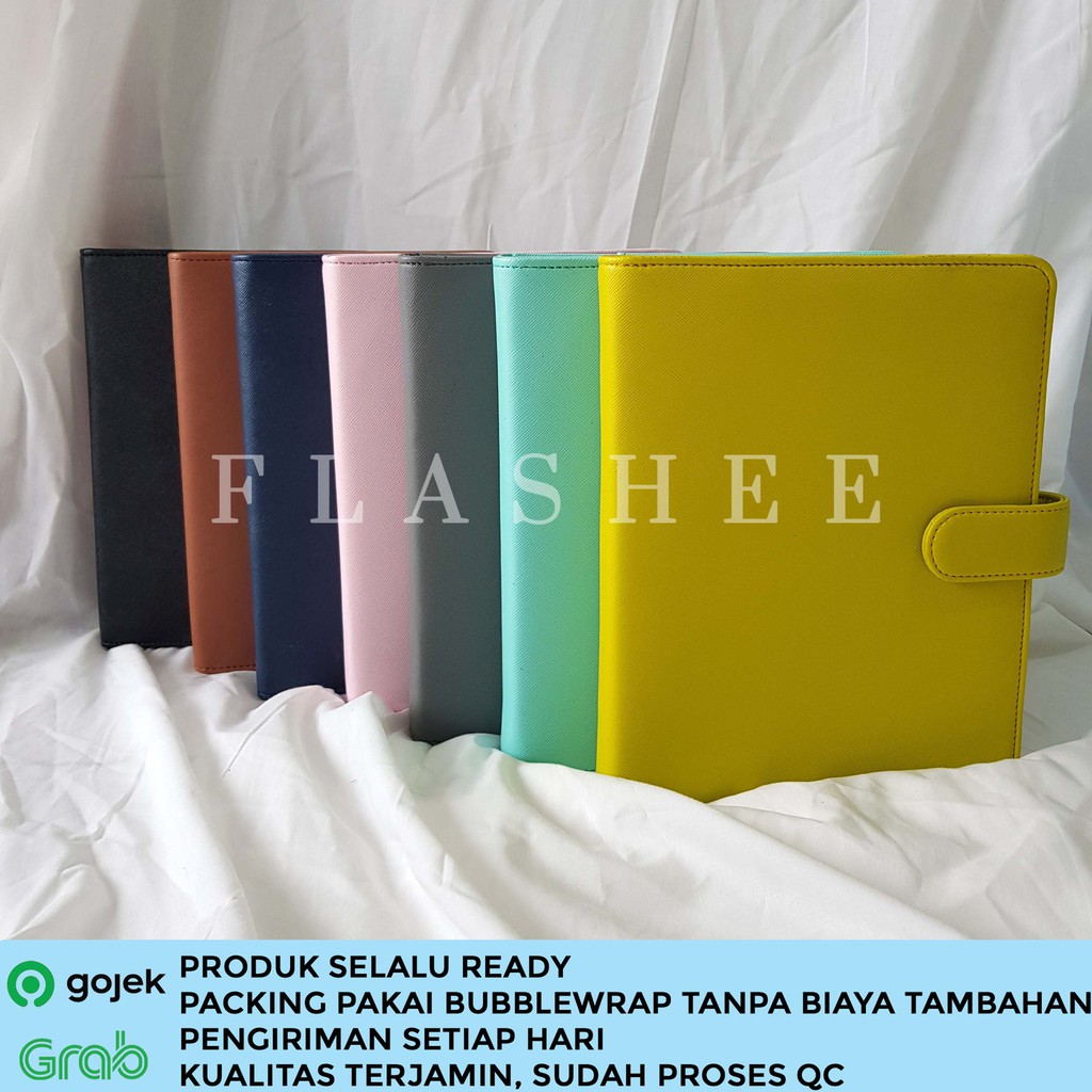 Jual Flashee Binder Polos A5 20 Ring B5 26 Ring Agenda Polos Binder ...
