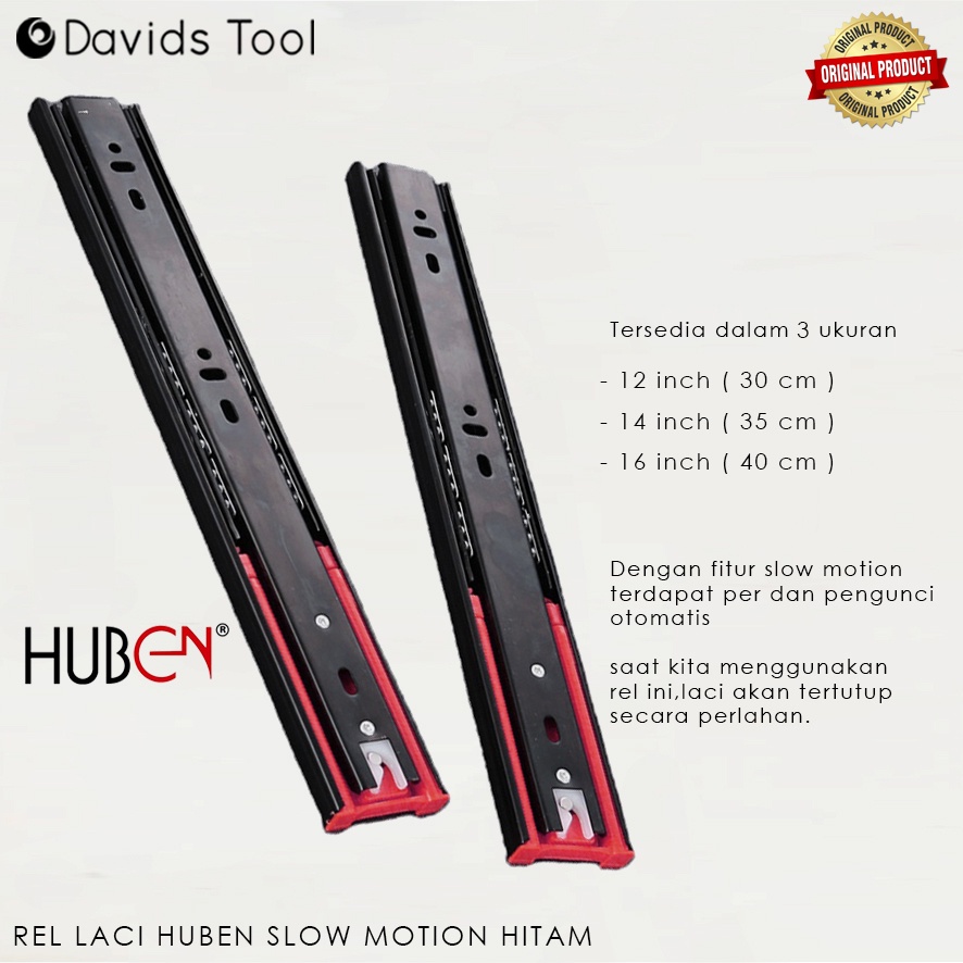 Jual Huben Rel Laci Slow Motion Double Track Tarik Meja 30 35 40 Cm ...