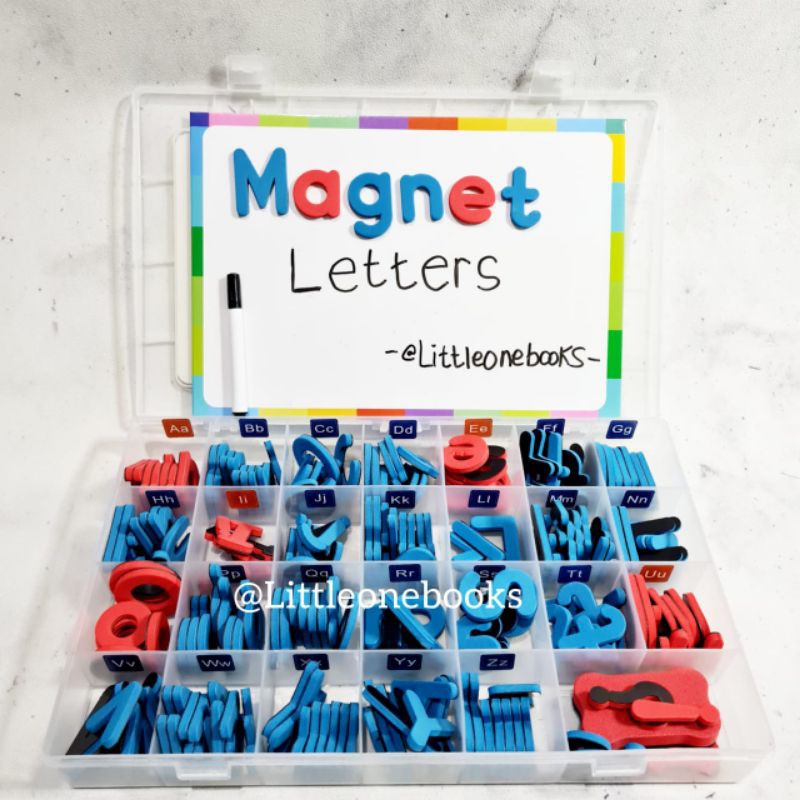Jual magnet letters 208 pcs / eva foam movable alphabet magnets letter ...
