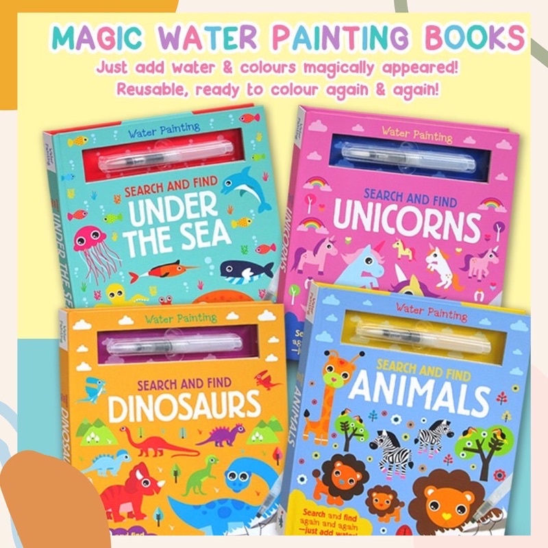 Jual Magic Water Painting Book | Shopee Indonesia