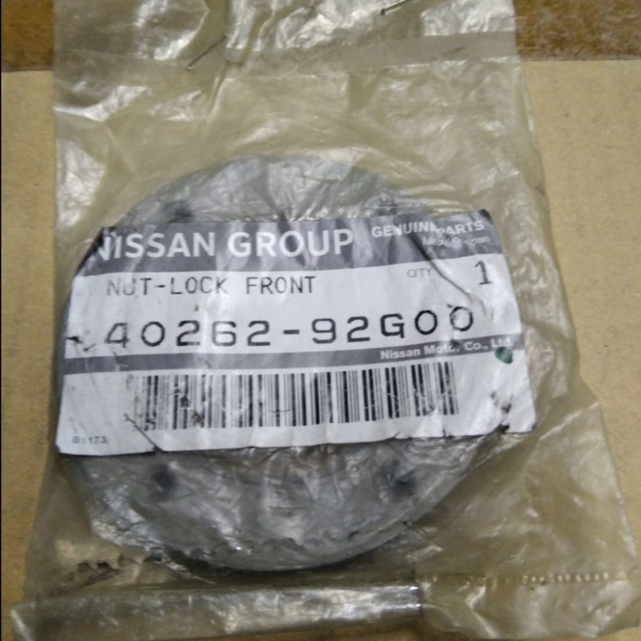 Jual NUT LOCK FRONT NISSAN TERANO WD21 40262-92G00 ORISINIL | Shopee ...