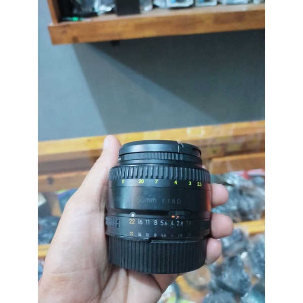 Jual Lensa fix 50mm F1.8 AFD for nikon | Shopee Indonesia