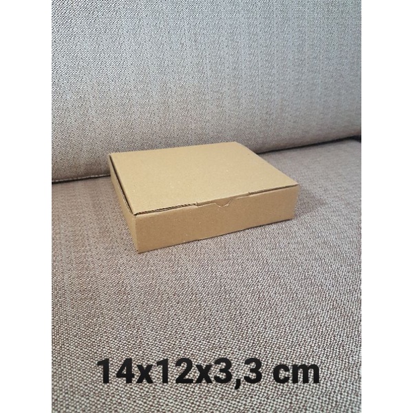 Jual Kardus Box uk. 14x12x3,3 cm Kotak Karton Die Cut | Shopee Indonesia