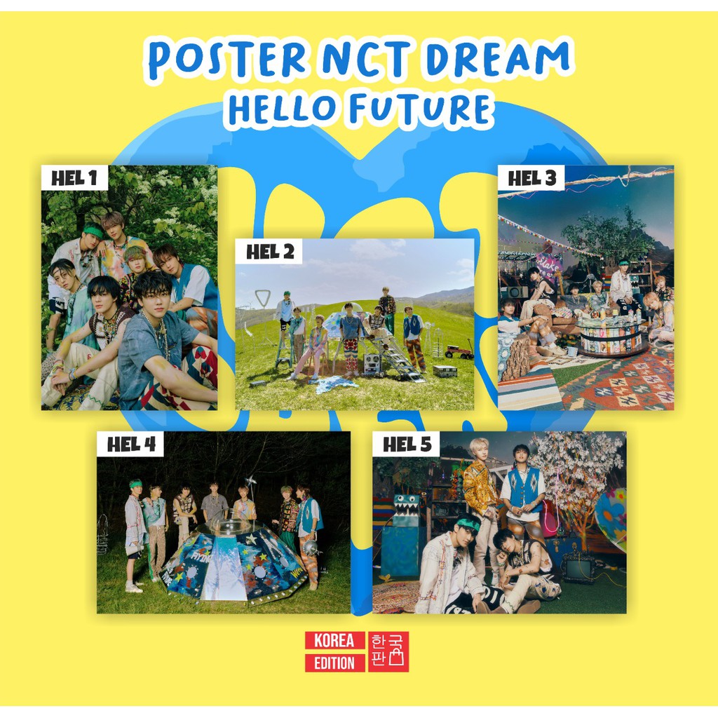 Jual KATALOG BARU Poster NCT Dream Hello Future Repackage Album " HELLO ...
