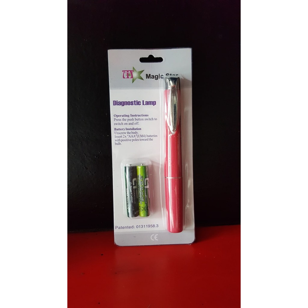 Jual Senter Pulpen Penlight Diagnostic lamp magicstar lampu kuning ...