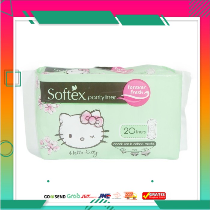 Jual Softex Pantyliner Hello Kitty 20's | Shopee Indonesia
