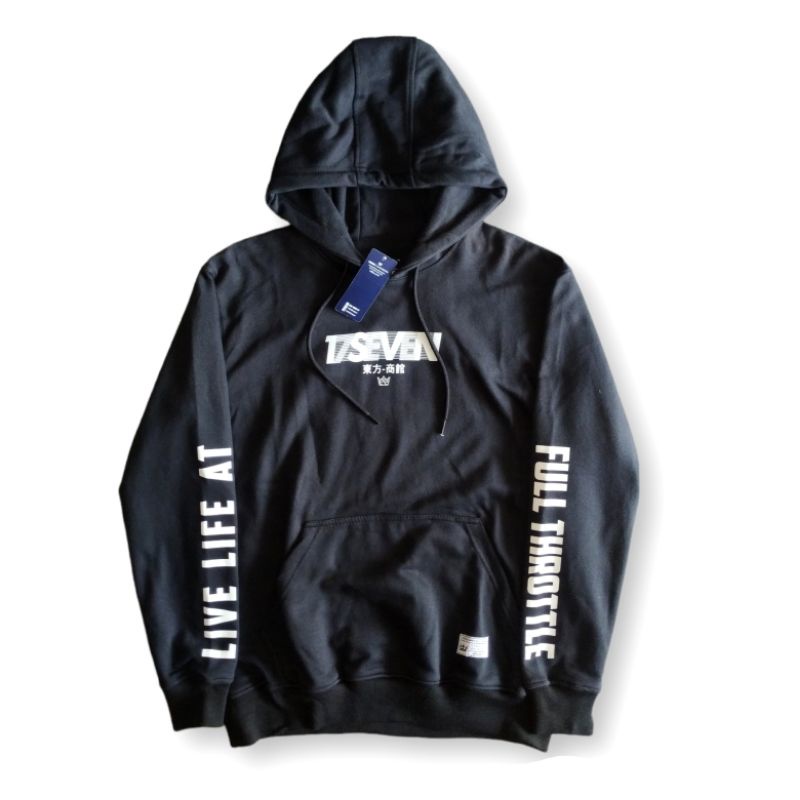 Jual HOODIE 17SEVEN ORIGINAL FULL THROTTLE BLACK | Shopee Indonesia