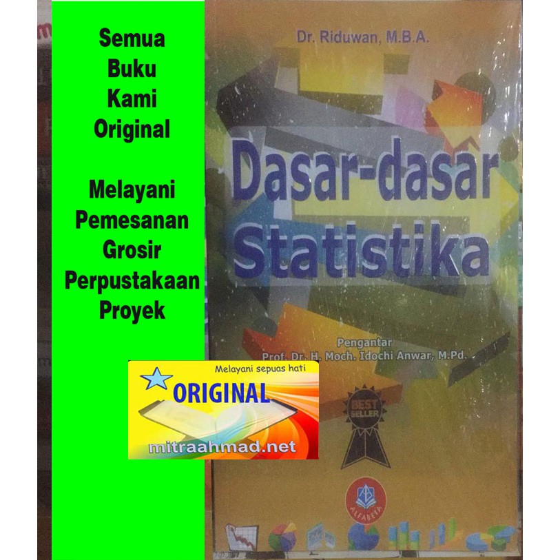 Jual Dasar-Dasar Statistika Dasar Dasar Statistik - Riduwan /ABT ...
