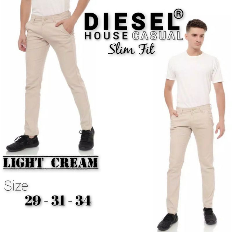 Jual chinos diesel pria | Shopee Indonesia